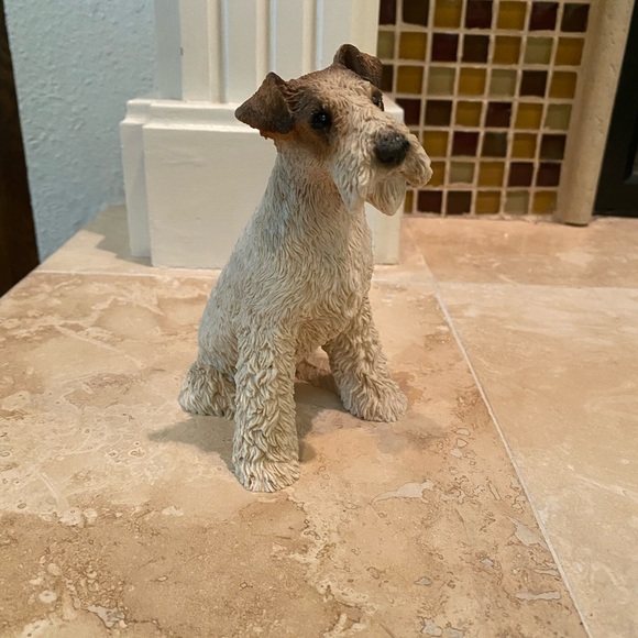 Accents | 1988 Castagna Original Airedale Terrier Dog Sculpture ...